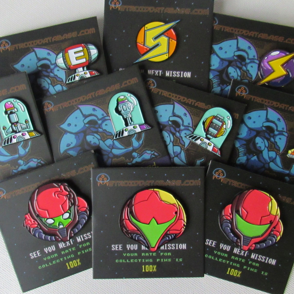 Enamel Pins – Metroid Database